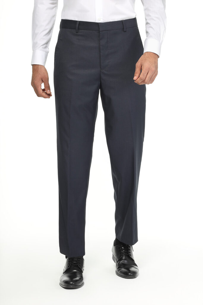 Regular Fit Classic Pants Dark Blue - TIE HOUSE