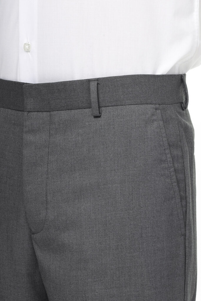Regular Fit Classic Pants Gray - TIE HOUSE