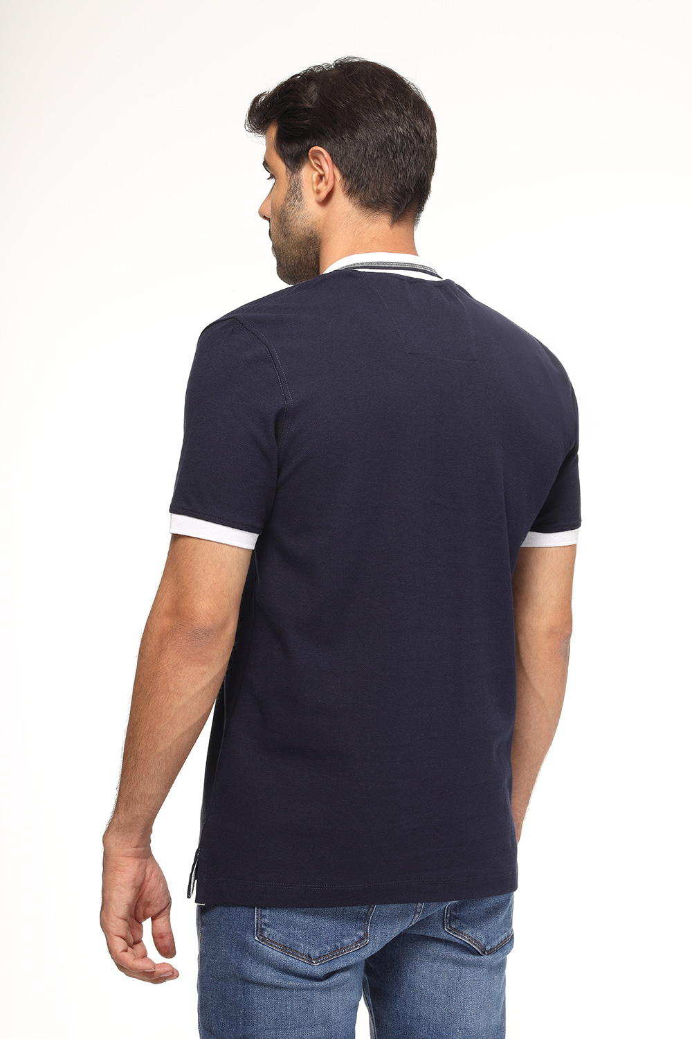 Polo Shirt Regular Fit Dark Blue - TIE HOUSE