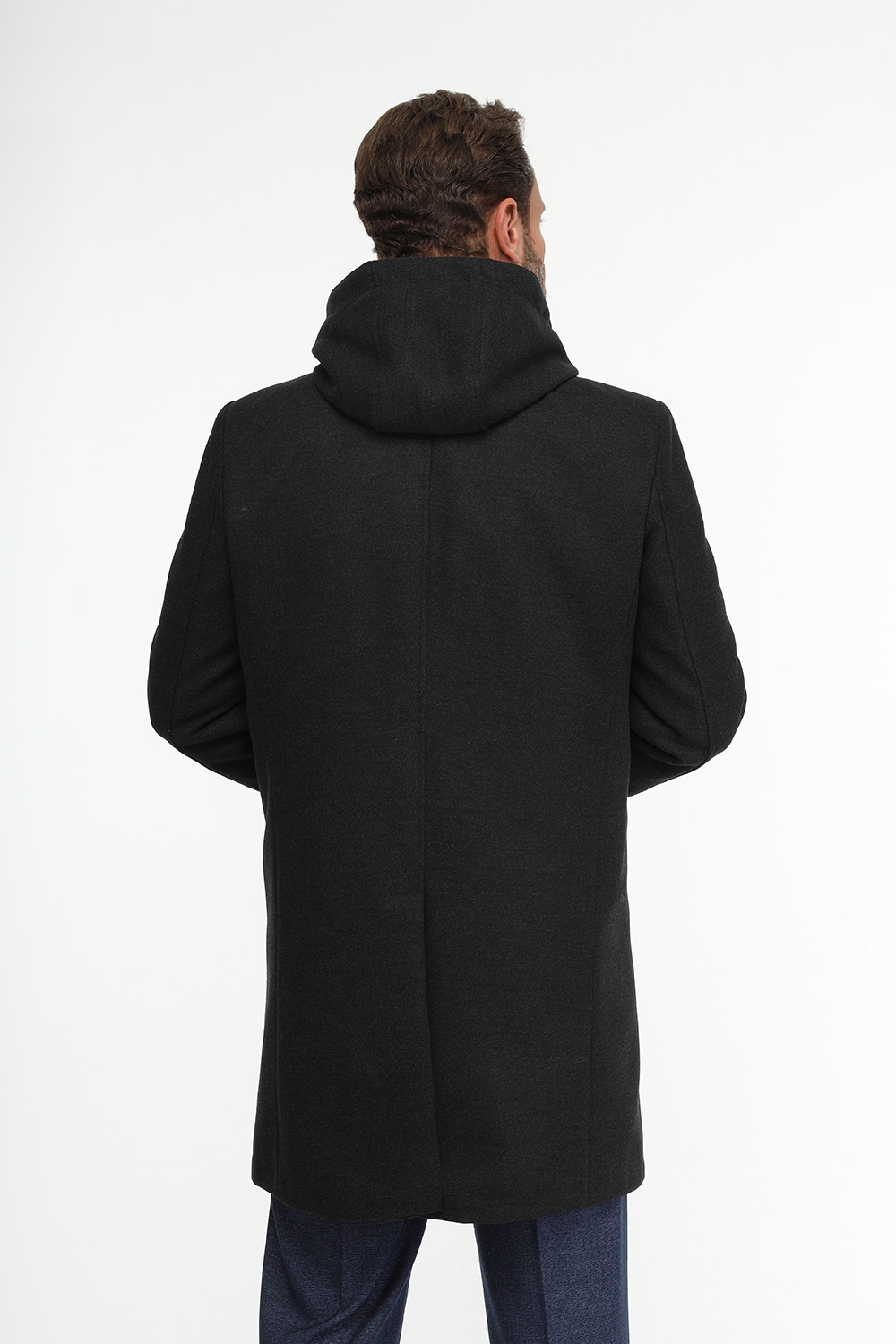 Regular Fit Coat Gray - TIE HOUSE