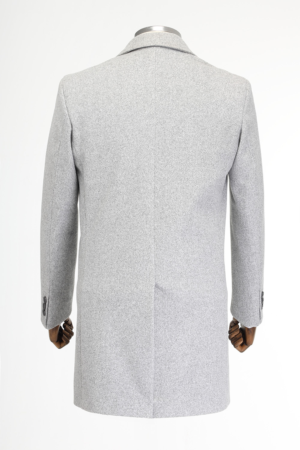 Regular Fit Coat Gray - TIE HOUSE