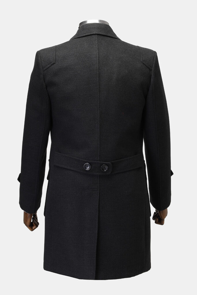 Regular Fit Coat Gray - TIE HOUSE