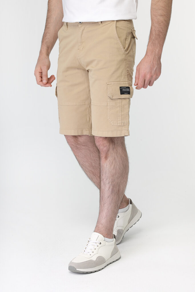 Cargo Short Chino Beige - TIE HOUSE