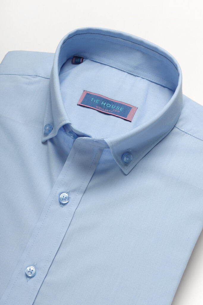 Classic Shirt Regular fit Light Blue - TIE HOUSE