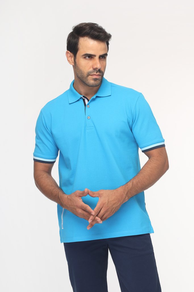 Polo Shirt Regular Fit Turquoise - TIE HOUSE