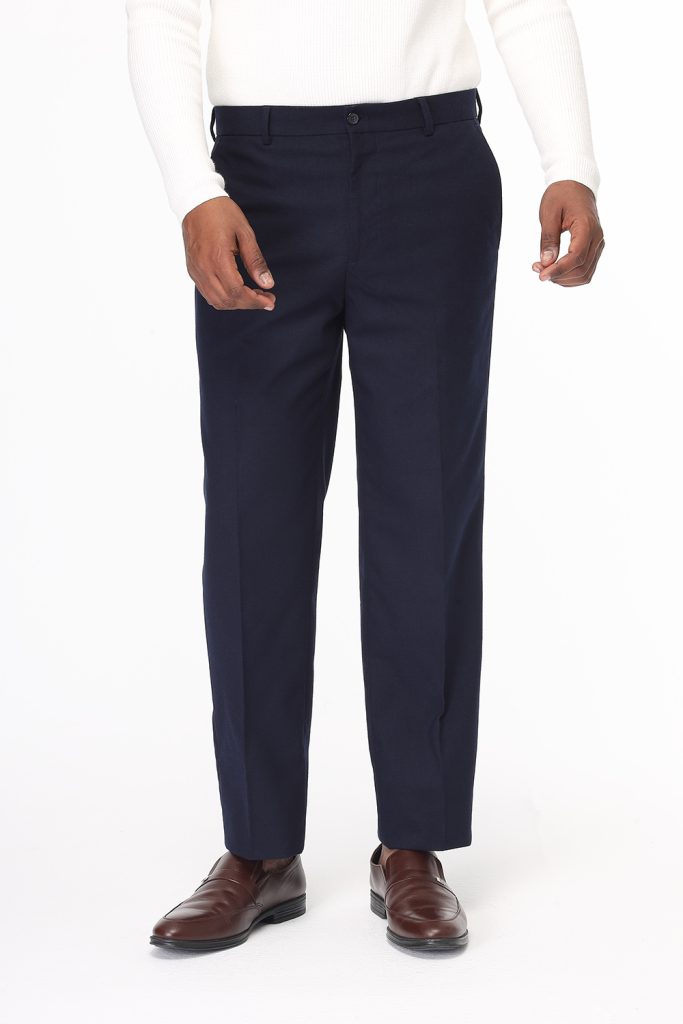 Regular Fit Classic Pants Dark Blue - TIE HOUSE