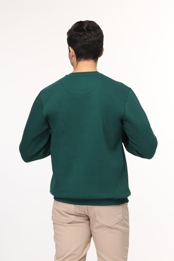 Regular Fit Sweat Shirt Green - TIE HOUSE