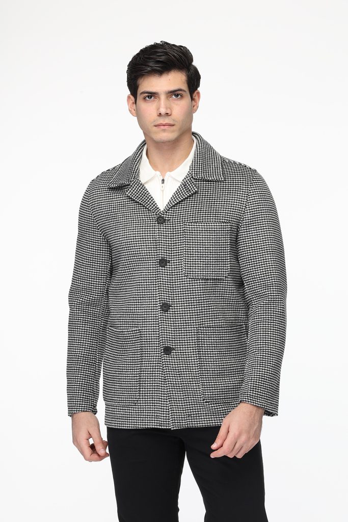 Regular Fit Jacket Gray - TIE HOUSE