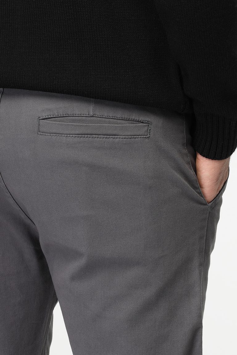 Regular Fit Chino Gray - TIE HOUSE