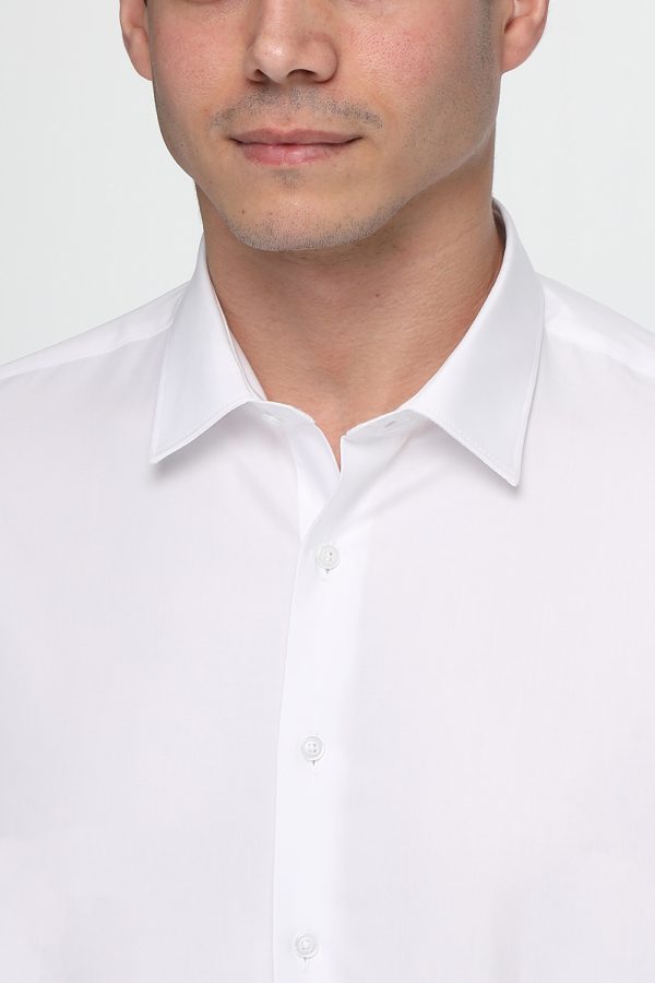 Classic Shirt Slim Fit 100% Cotton White - TIE HOUSE