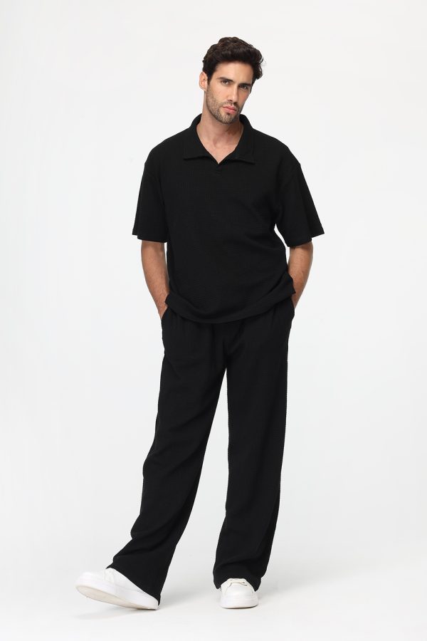 Relax Fit Set Black - TIE HOUSE