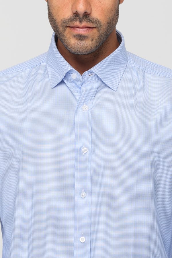 Regular Fit Shirt Light Blue - TIE HOUSE