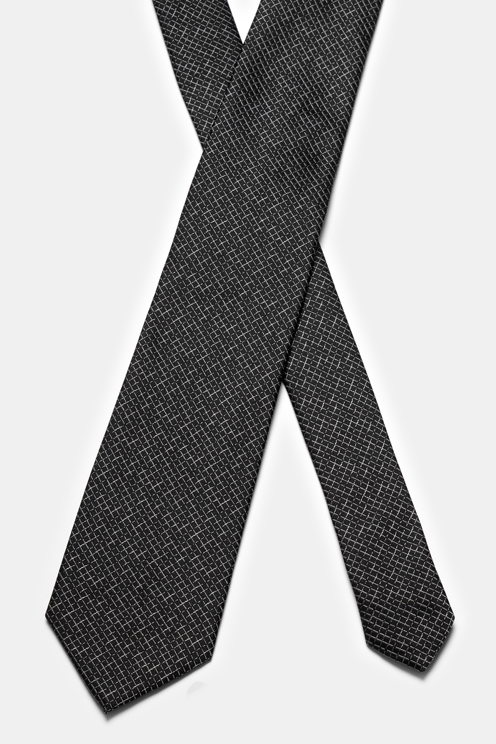 Jacquard Tie 7 cm Back - TIE HOUSE