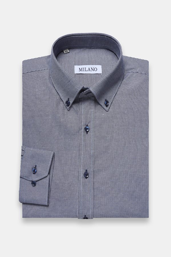 Milano Shirt Regular Fit Blue - TIE HOUSE