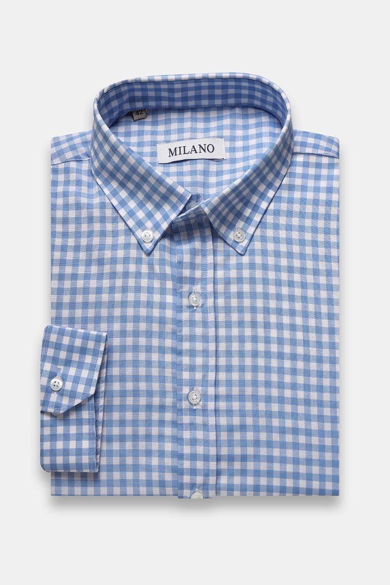 Milano Shirt Regular Fit Light Blue - TIE HOUSE
